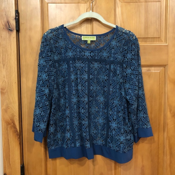 Sigrid Olsen | Tops | Sigrid Olsen Lace Top | Poshmark